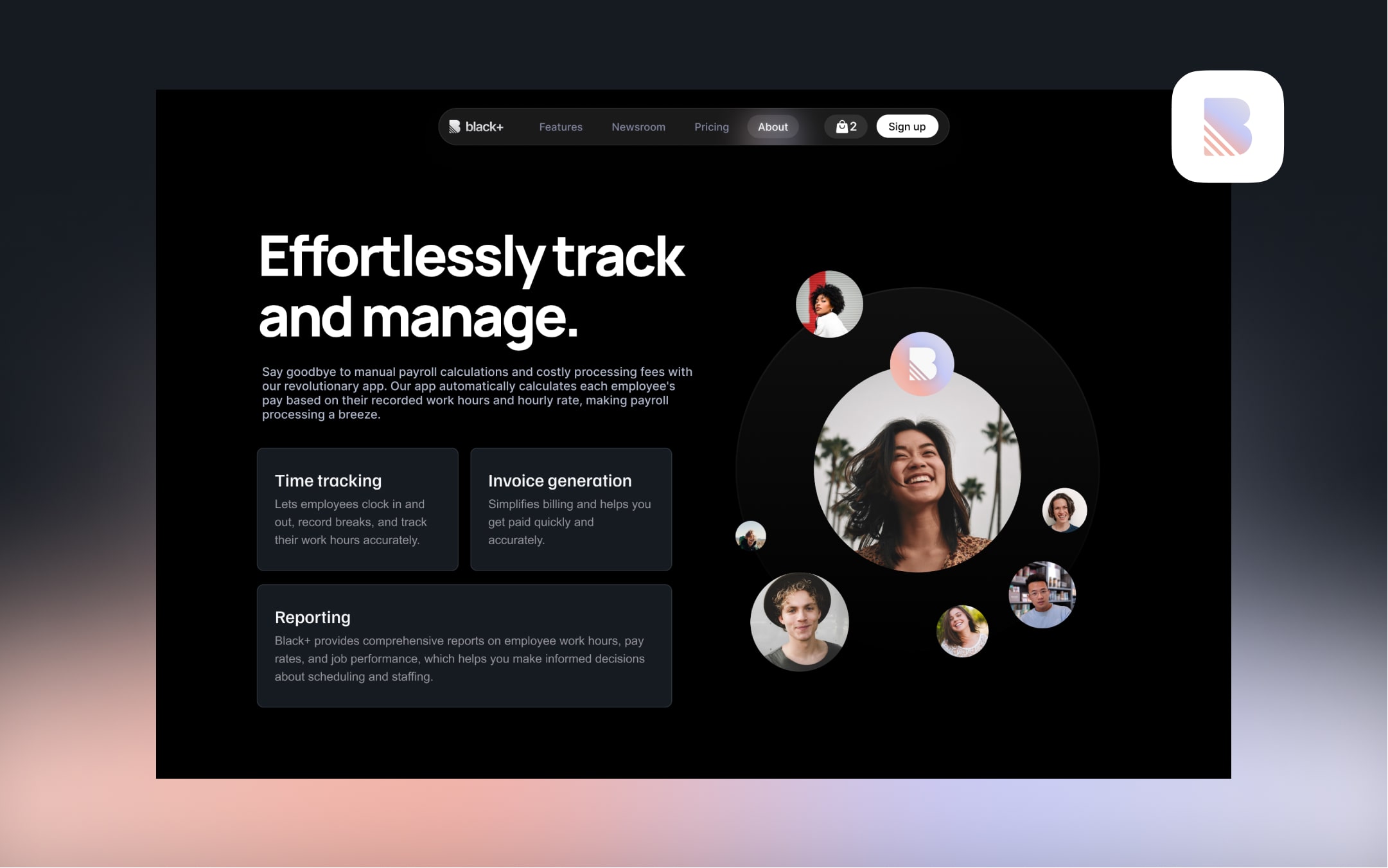 Black Plus - SaaS Webflow Template | Wedoflow